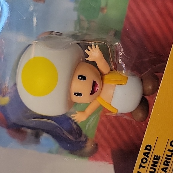 Jakks Pacific | Toys | New Jakks Pacific Super Mario 25 Yellow Toad ...